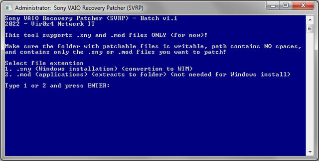 File:SVRP v1.1 Batch Win7 screenshot.png - VAIO Library
